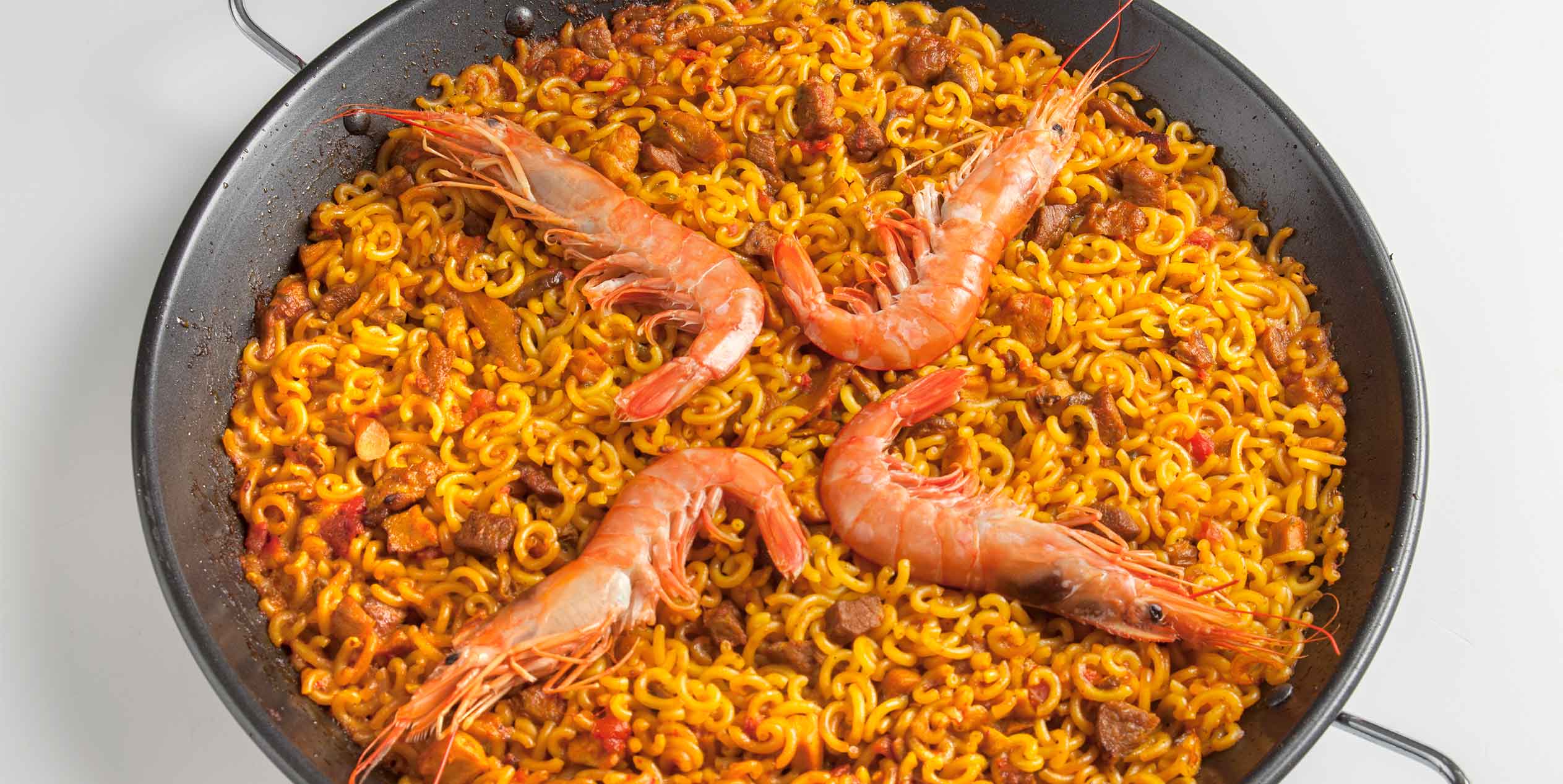 Fideuá, huerta, mar y tierra - Receta e-compact by Repagas